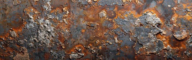 Rustic Charm: Grunge Corten Steel Facade Wall with Rusty Metal Stone ...
