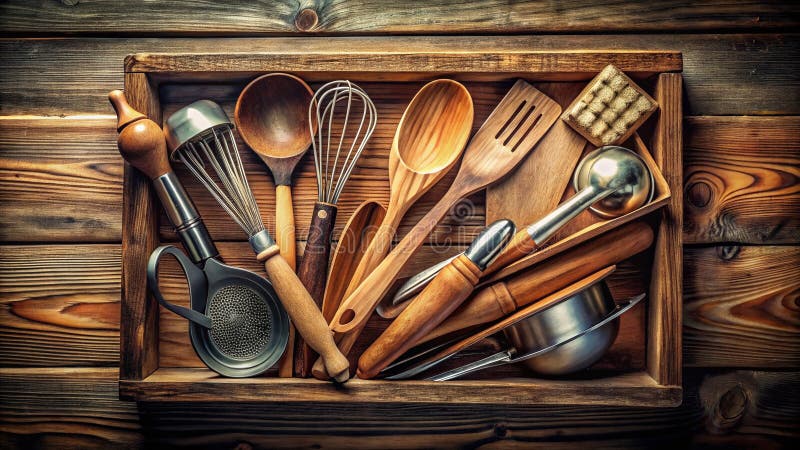 Rustic Charm in the Kitchen Discover a Collection of Wooden Drawer ...