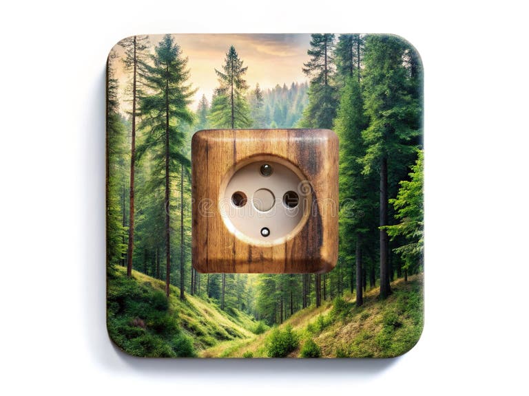 Rustic Charm Meets Modern Functionality a Unique Wooden Electrical ...