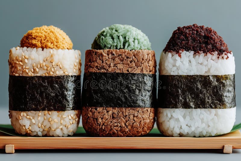 Comforting Onigiri in Minimal Style Stock Illustration - Illustration of homemade, meal: 374289117