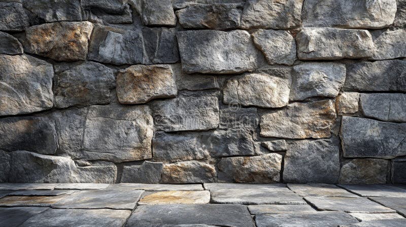 Rustic Charm, Textured Stone Wall and Floor Create a Natural, Earthy ...