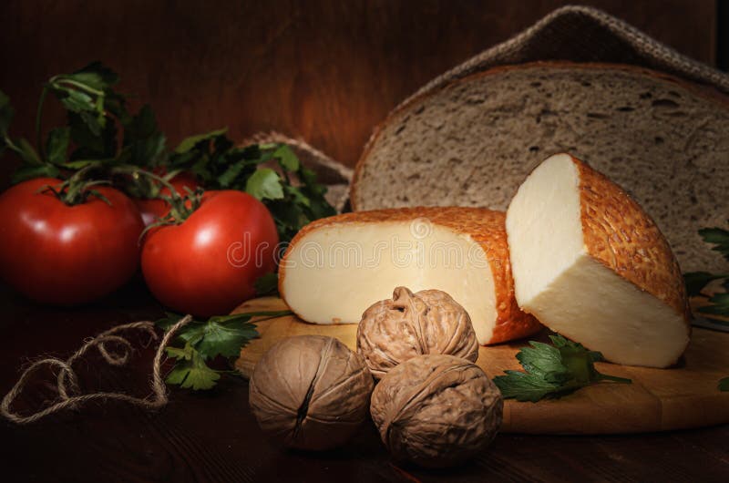 Rustic cheese stock photo. Image of healthy, diet, goat - 220770958