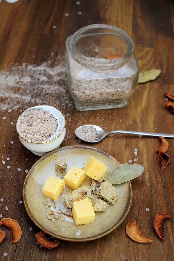 Rustic cheese on the table stock photo. Image of french - 95361160