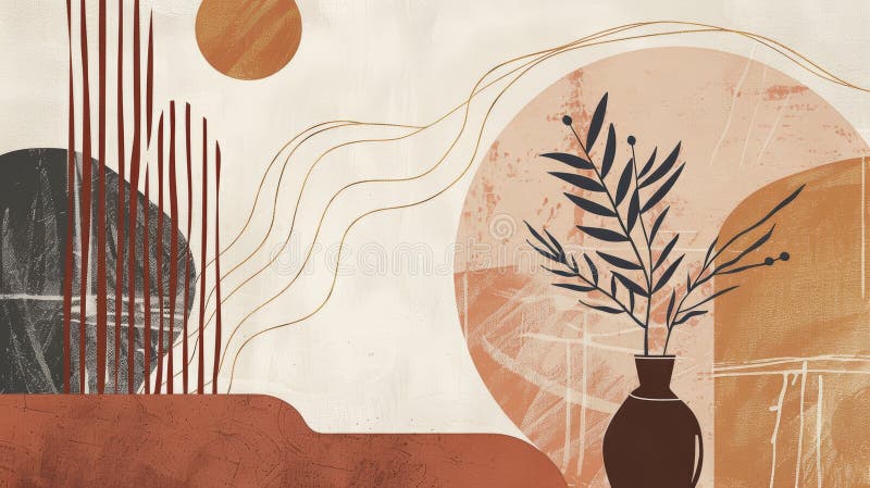 Rustic Chic Poster Design for Home Decor Generative AI Stock ...