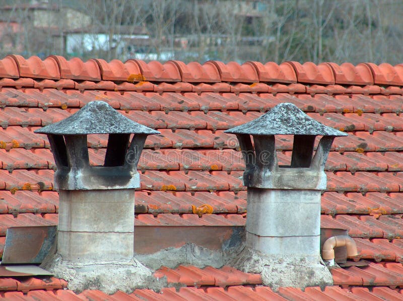 Rustic chimney stock image. Image of chimney, construction - 4700915