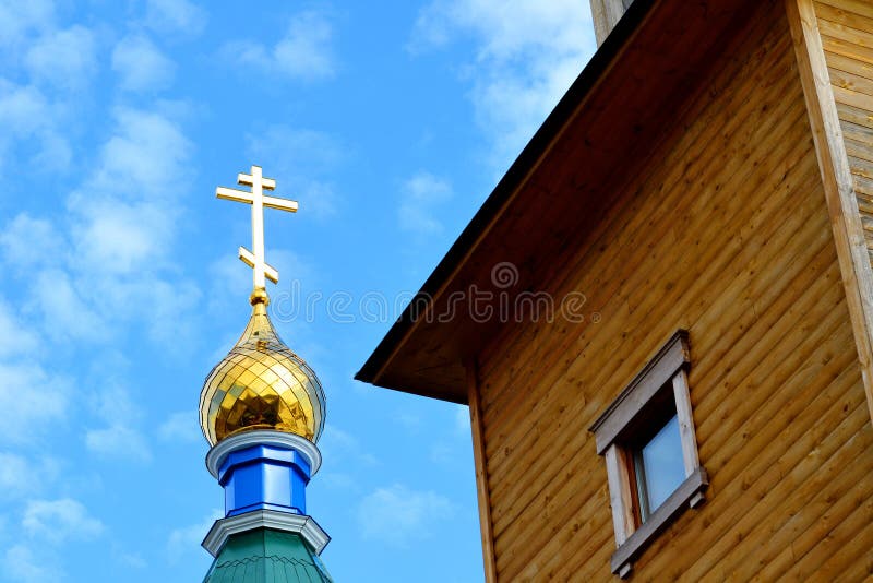 Rustic Church Decorates Landscape Stock Image - Image of decorates ...