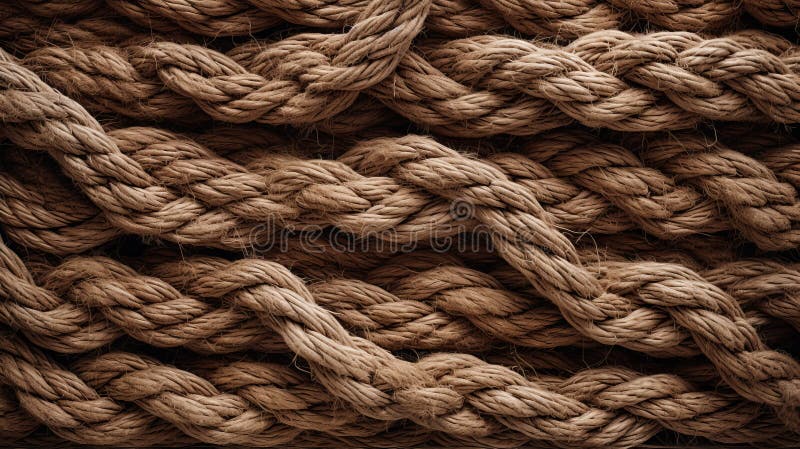 Rustic Coarse Rope Texture for Background and Design Stock Illustration ...