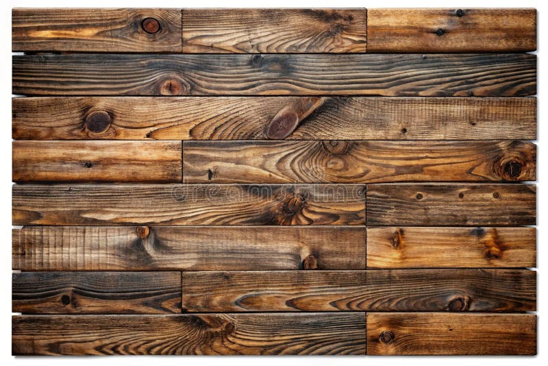 Processed Collage of Old Rustic Dark Brown Wood Planks Texture ...