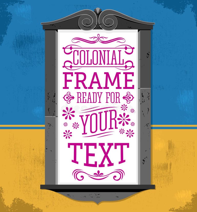 Colonial Frame Stock Illustrations – 450 Colonial Frame Stock ...