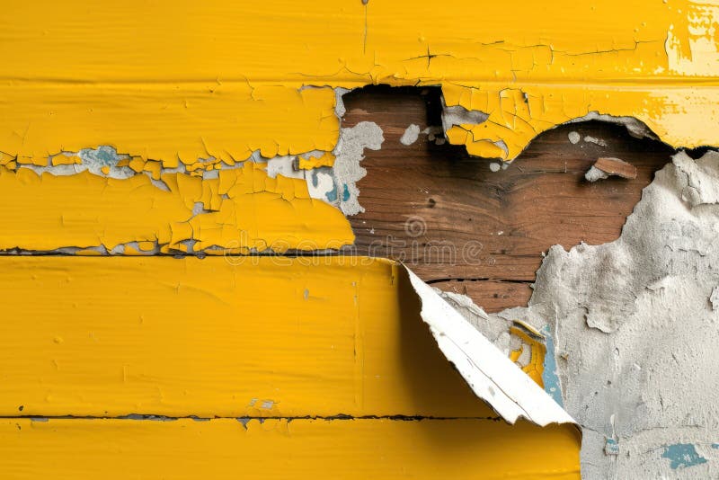 Rustic Colored Wooden Texture with Abstract Yellow Orange Painted Grain ...