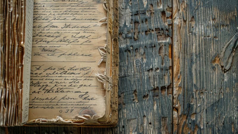 A Rustic Composition with a Natural Woodgrain Texture and Faded ...