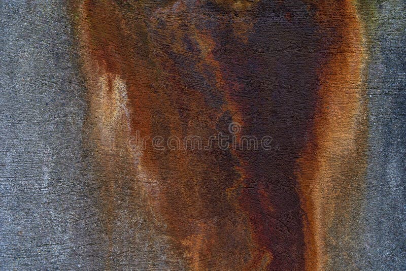Rustic Concrete with Heavy Rust Patterns and Cracks - High Quality ...