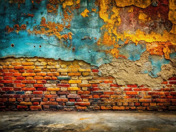 Rustic Concrete Wall Texture an Aged Brick Background Perfect for ...