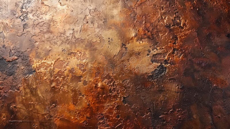Rustic Copper Background Texture with Vintage Orange Bronze Gold Metal ...