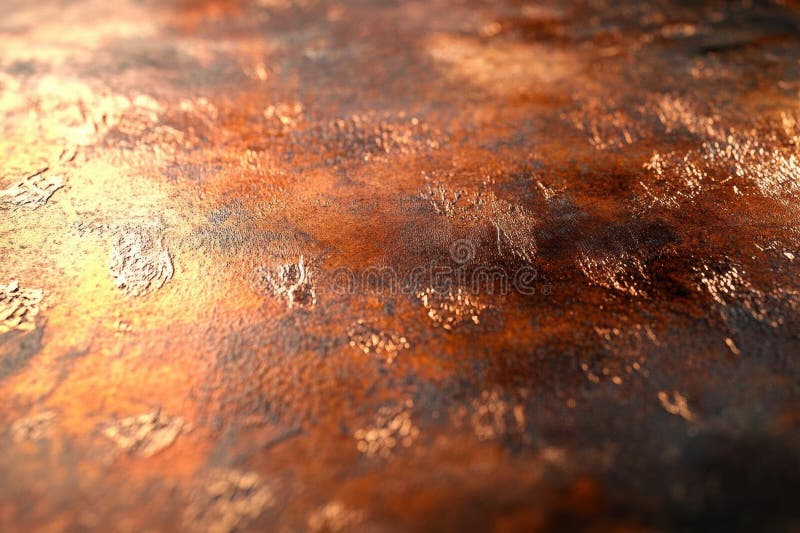 Rustic Copper Texture, a Warm and Earthy Background Stock Image - Image ...