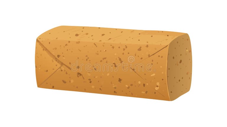 Rustic Cork Block, Natural Texture Background Element, Vector Design ...