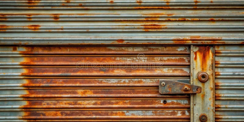 Rustic Corrugated Metal Texture with Aged, Rusty, and Weathered Details ...