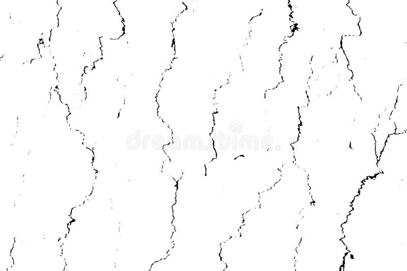 Rustic Cracked Vector Texture with Many Cracks and Scratches. Abstract ...