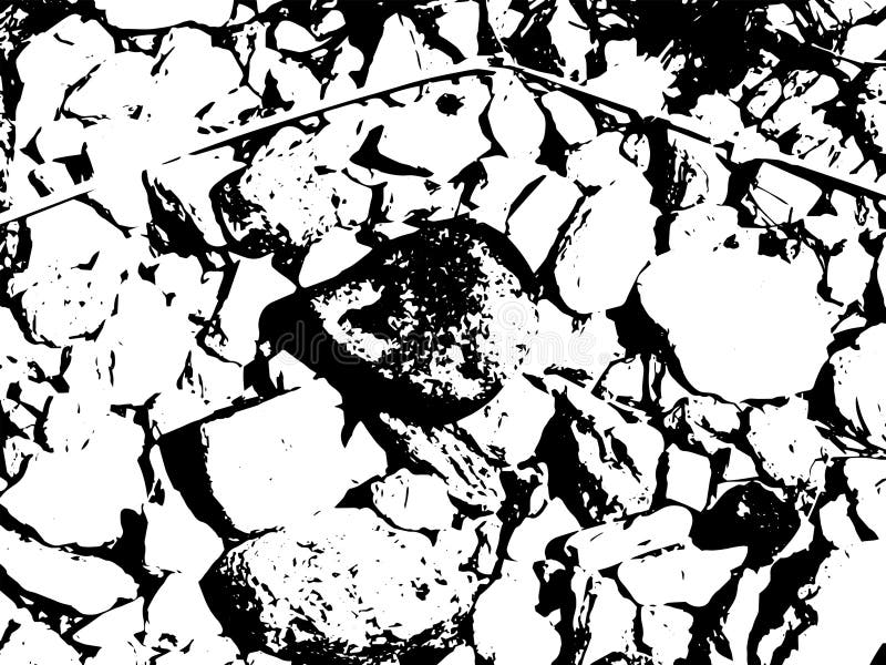 Rustic Cracked Vector Texture with Many Cracks and Scratches. Abstract ...