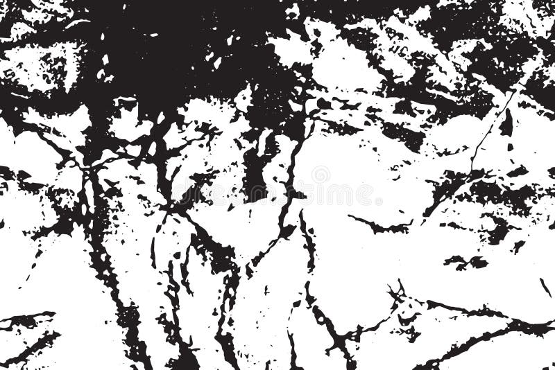 Rustic Cracked Vector Texture with Many Cracks and Scratches. Abstract ...