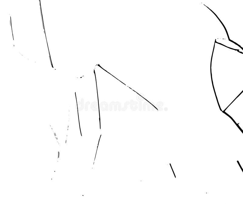 Rustic Cracked Vector Texture with Many Cracks and Scratches. Abstract ...