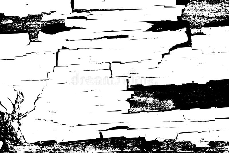 Rustic Cracked Vector Texture with Many Cracks and Scratches. Abstract ...