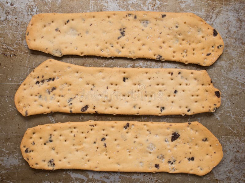 Rustic Crispy Italian Flatbread Stock Photo - Image of color, closeup ...