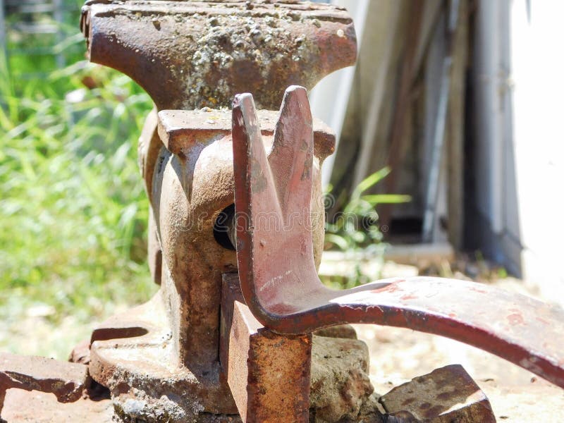 Old rusty crowbar stock photo. Image of rusty, robbery - 39558250
