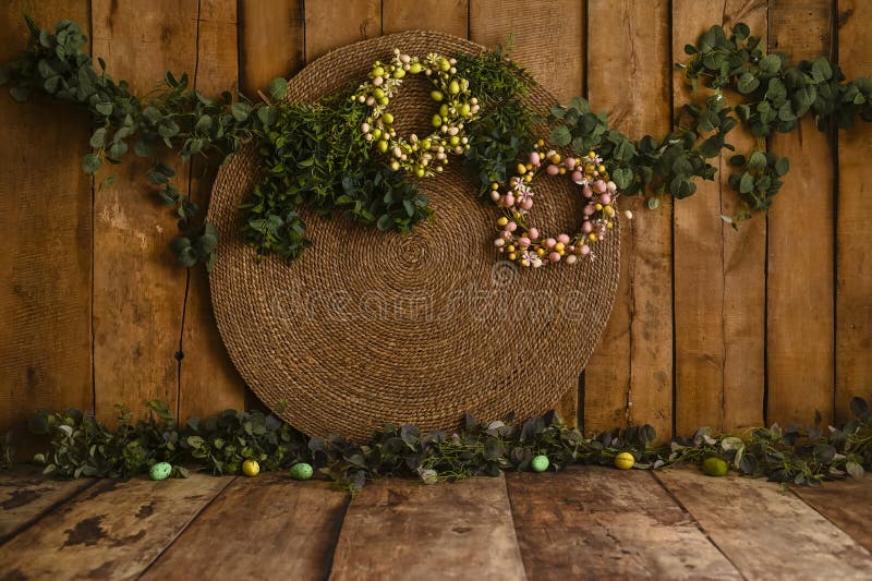 Rustic Custom Made Sett Up Boho Chic Decor Stock Image - Image of ...
