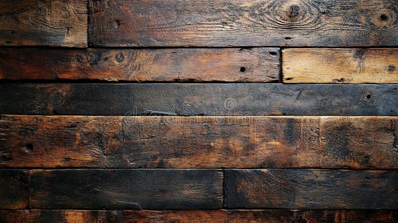 Rustic Dark Brown Reclaimed Wood Wall Texture Background Stock ...