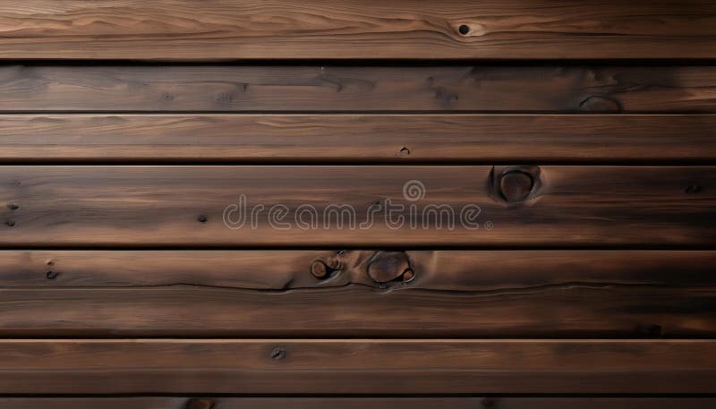 Rustic Design of Dark Wood Background with Horizontal Boards Stock ...