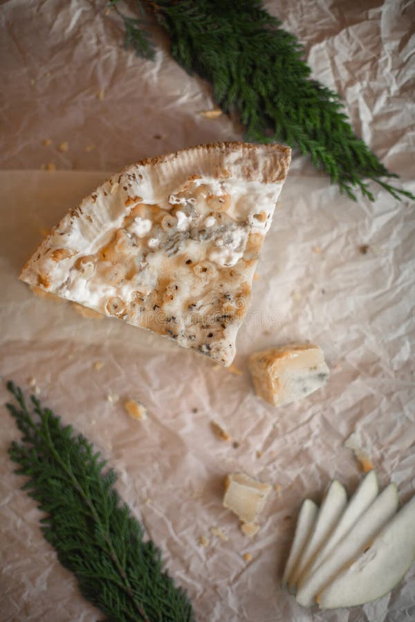 Rustic Display of Traditional Italian Artisan Cheeses Stock Image ...