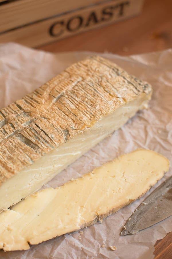 Rustic Display of Traditional Italian Artisan Cheeses Stock Image ...