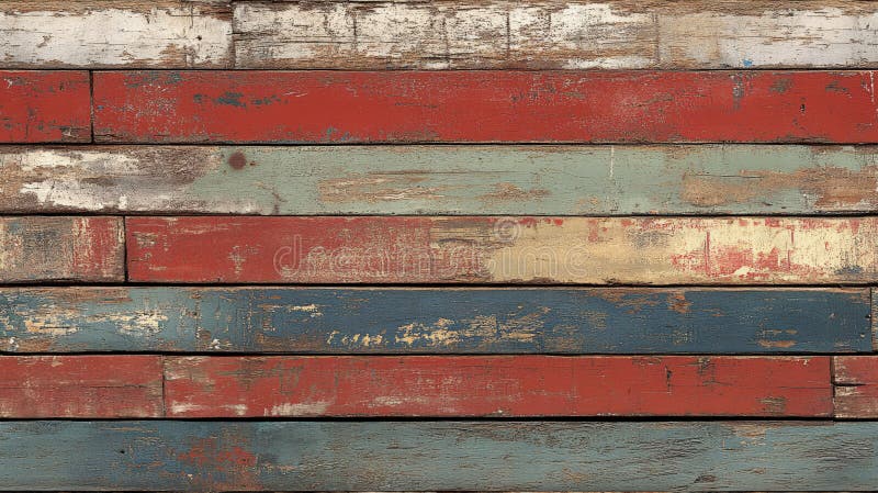 Rustic Distressed Wooden Planks Background Texture Stock Illustration ...