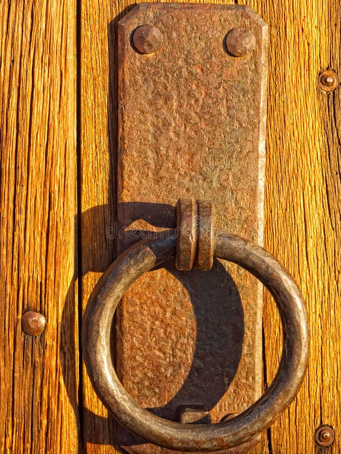 Rustic Door handle stock photo. Image of gothic, massive - 15158210
