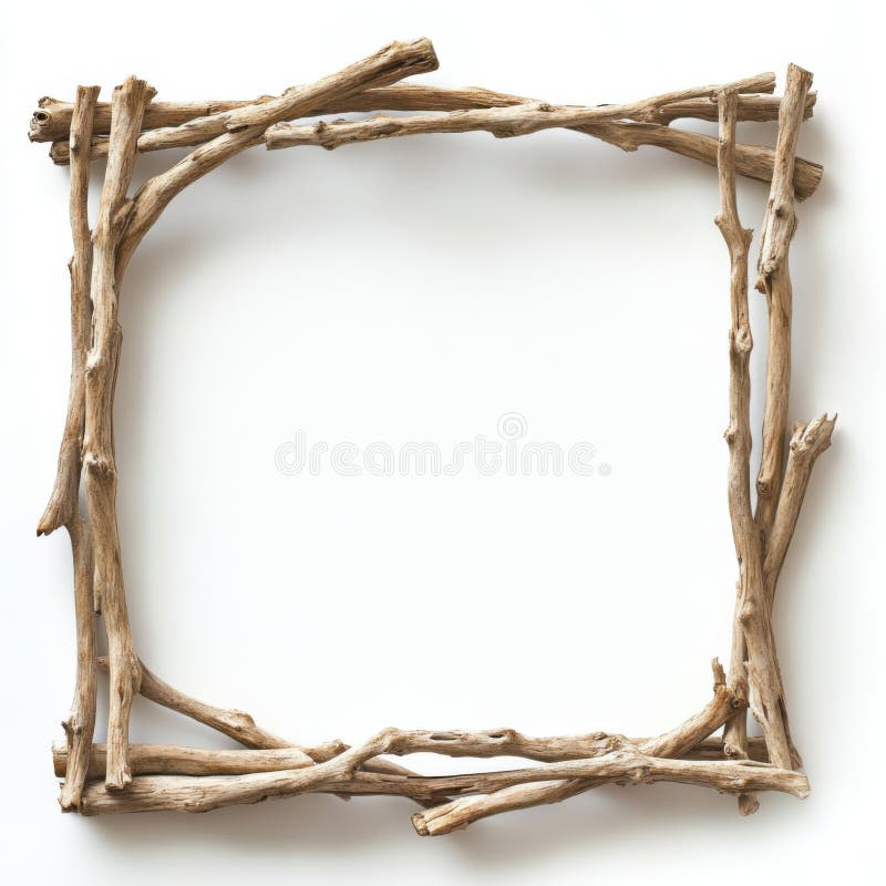 Rustic Driftwood Frame with Natural Texture for Decoration or Artistic ... Rustic Driftwood Frame with Natural Texture for Decoration or Artistic ...