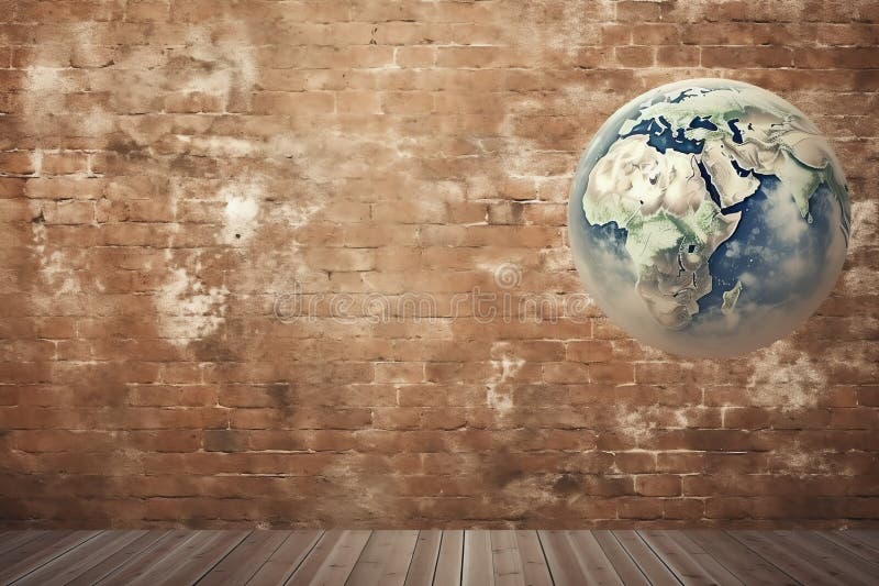 Rustic Earth Bricks Texture Stock Illustration - Illustration of rustic ...