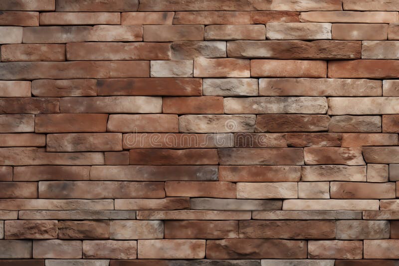 Rustic Earth Bricks Texture Stock Illustration - Illustration of ...