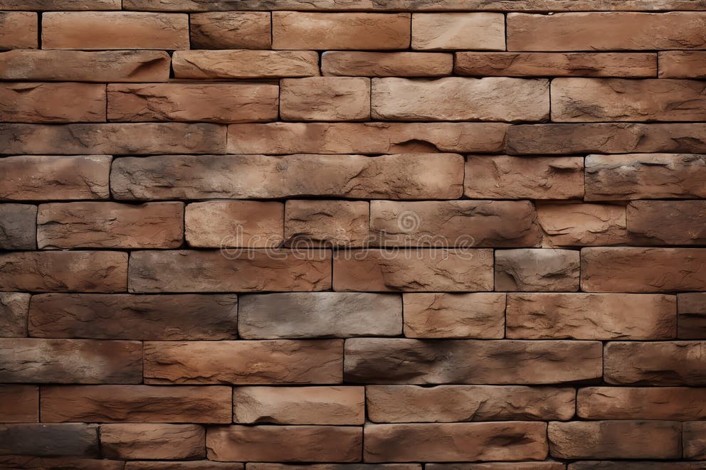 Rustic Earth Bricks Texture Stock Illustration - Illustration of bricks ...