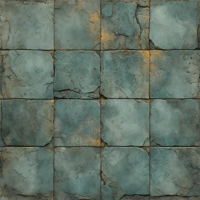 Rustic Earthy Grid Pattern with Unique Square Stones Design Stock ...