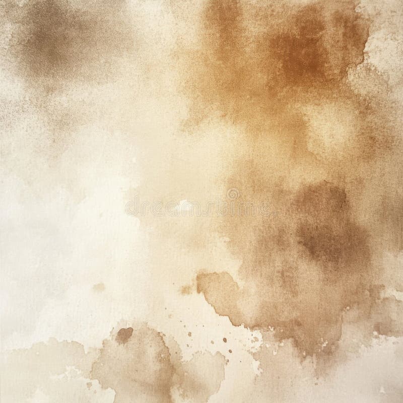 Rustic Earthy Tones Watercolor Texture with Abstract Brown Patterns ...