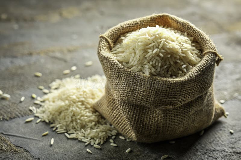 Rustic Elegance of Simple Grain Storage a Minimalist Rice Sack ...