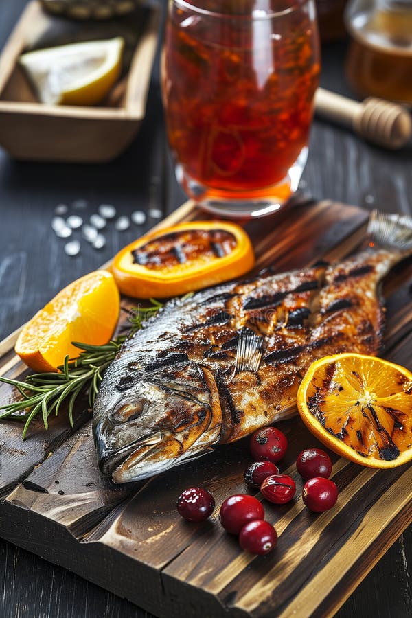 A Rustic and Elegant Presentation of a Gourmet Dish, Showcasing the ...