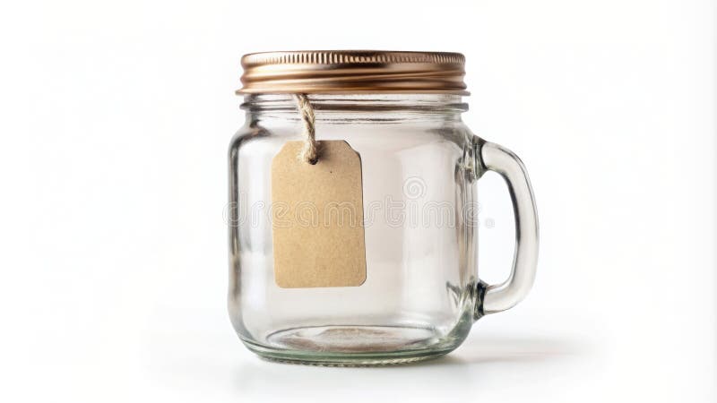 Rustic Empty Glass Mason Jar Perfect for Crafts Storage or Display ...