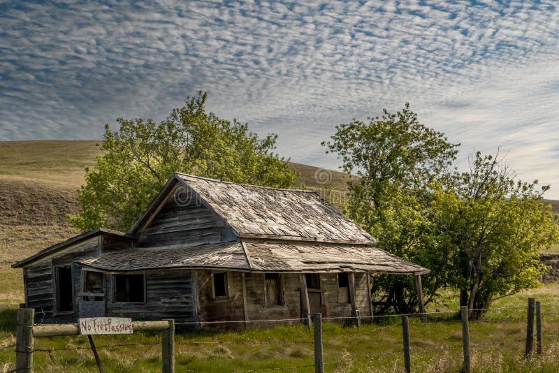 Rustic Farm Buildings in the Area Carbon Alberta Canada Stock Image ...