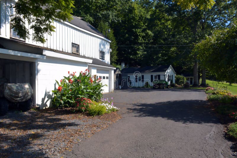 Rustic Farm in Countryside stock image. Image of summer - 77730517