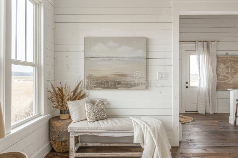 Rustic Farmhouse Wall Decor on a Transparent White Canvas Stock ...