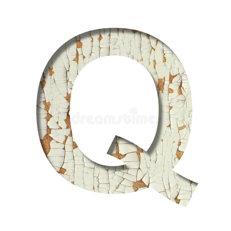 Rustic Font. the Letter N Cut Out of Paper on the Background of Old ...