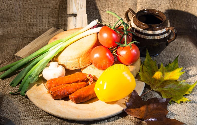 Rustic food stock image. Image of restaurant, setting - 47198593