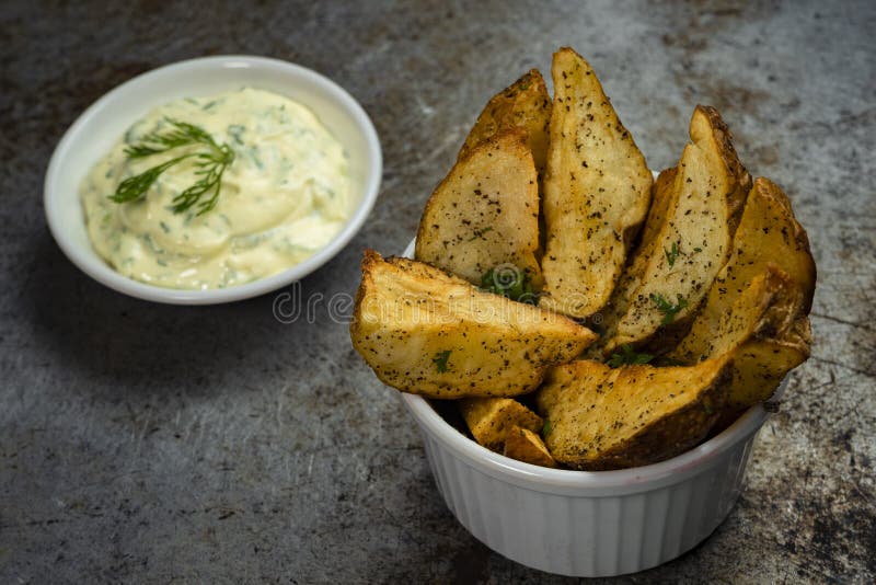 Rustic French Fries on Tray Stock Photo - Image of french, delicious ...